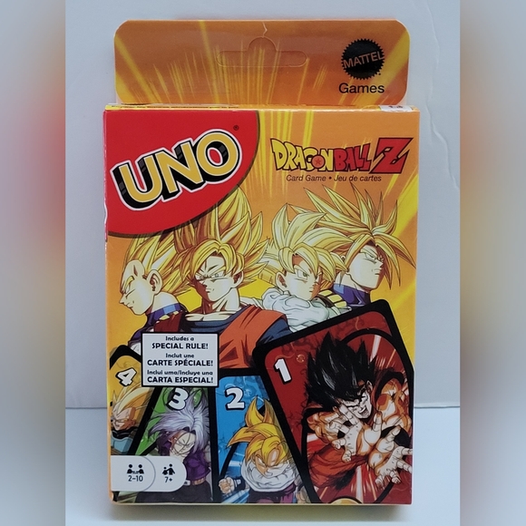 Toys | New Uno Dragonball Z Card Game For Family Night Play Wa Special ...